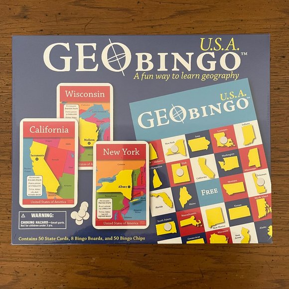 Toys | Geobingo Usa Educational Geography Board | Poshmark